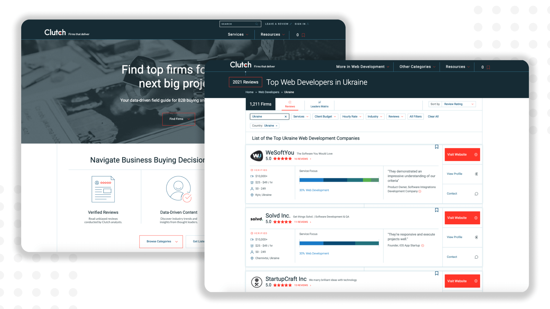Top Software Development Vendors in Ukraine